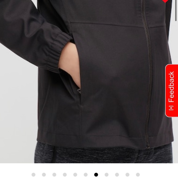 Uniqlo | Jackets & Coats | Uniqlo Black Rain Jacket | Poshmark